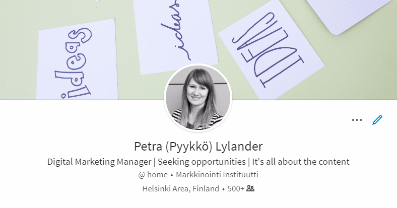Vinkkejä työnhakuun ja LinkedInin hyödyntämiseen – Petra Lylander